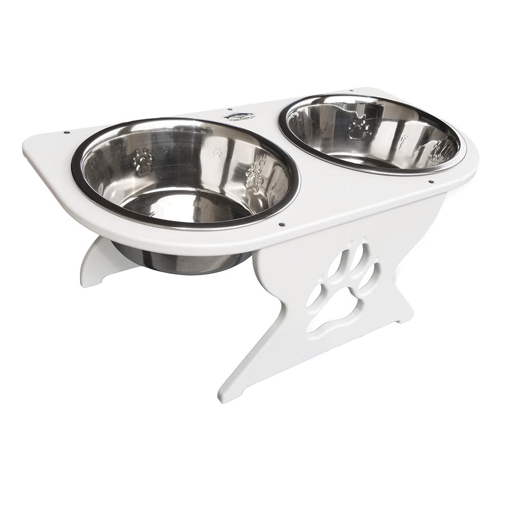 Deep Blue Marine Medium Starboard Dog Dish w/Bowls - 8" Tall — Freeport ...