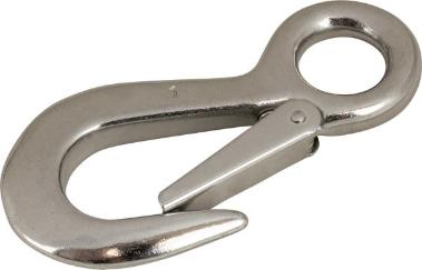 Sea-Dog Fast Eye Safety Snap 316 Stainless Steel 1-1/8" Eye 3/4" Hook ...
