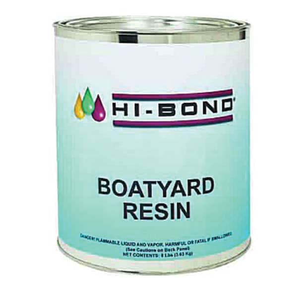 Hi Bond Boat Yard Polyester Resin Quart and One Gallon with MEK Harden ...