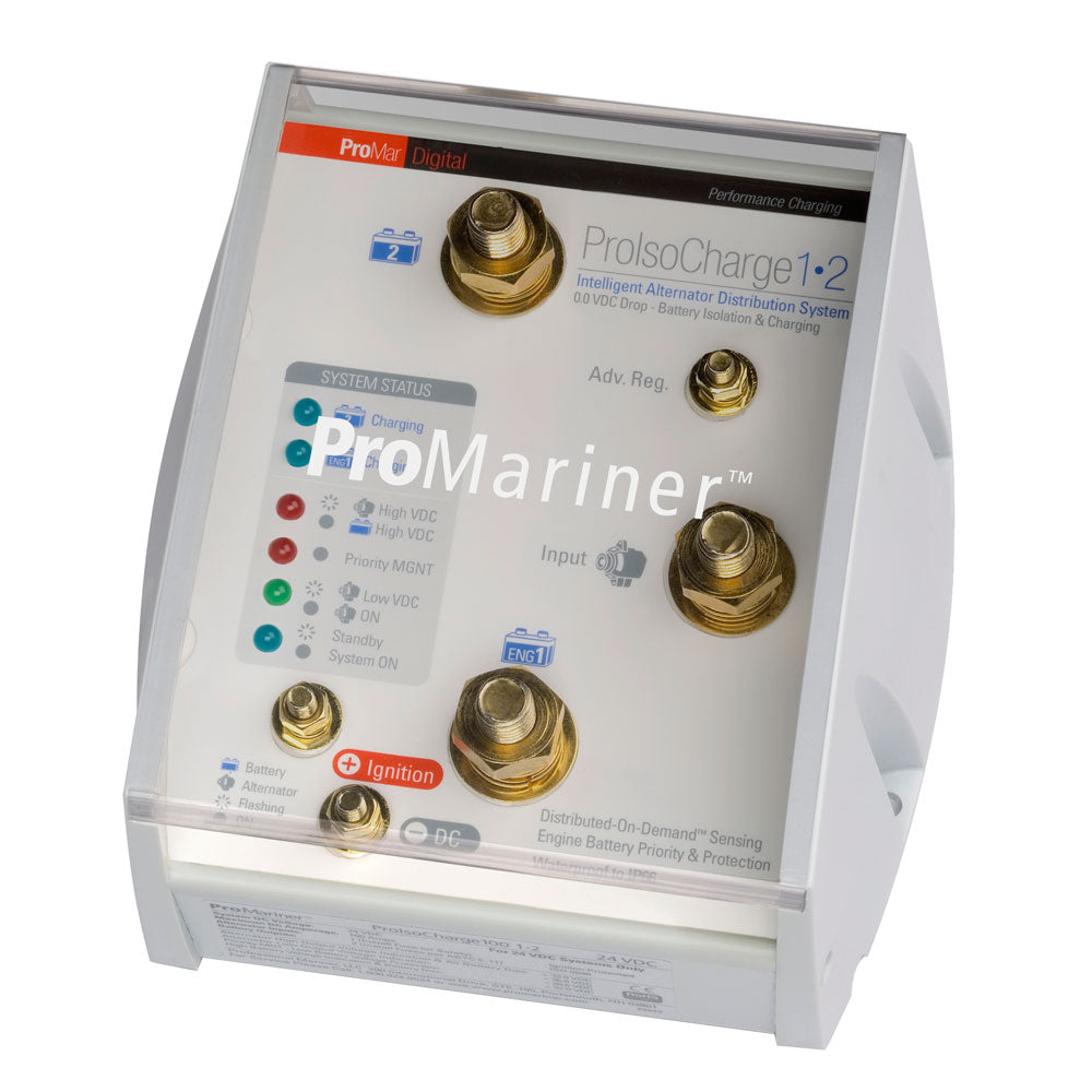 ProMariner ProIsoCharge Battery Isolator 180Amp 1-Alt 2-Bat - 12V ...