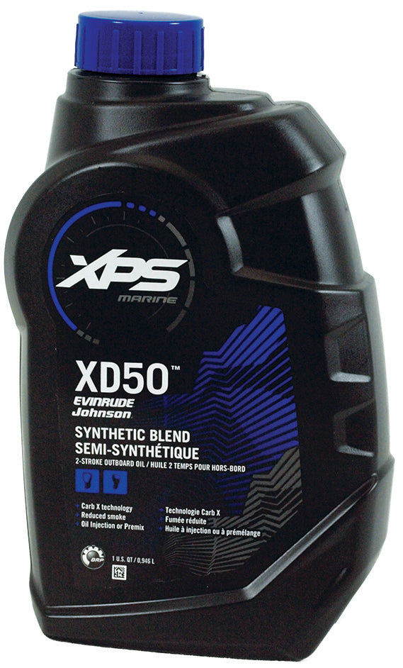 Johnson/Evinrude 779718 XPS XD50 Outboard Engine Oil Synthetic Blend ...