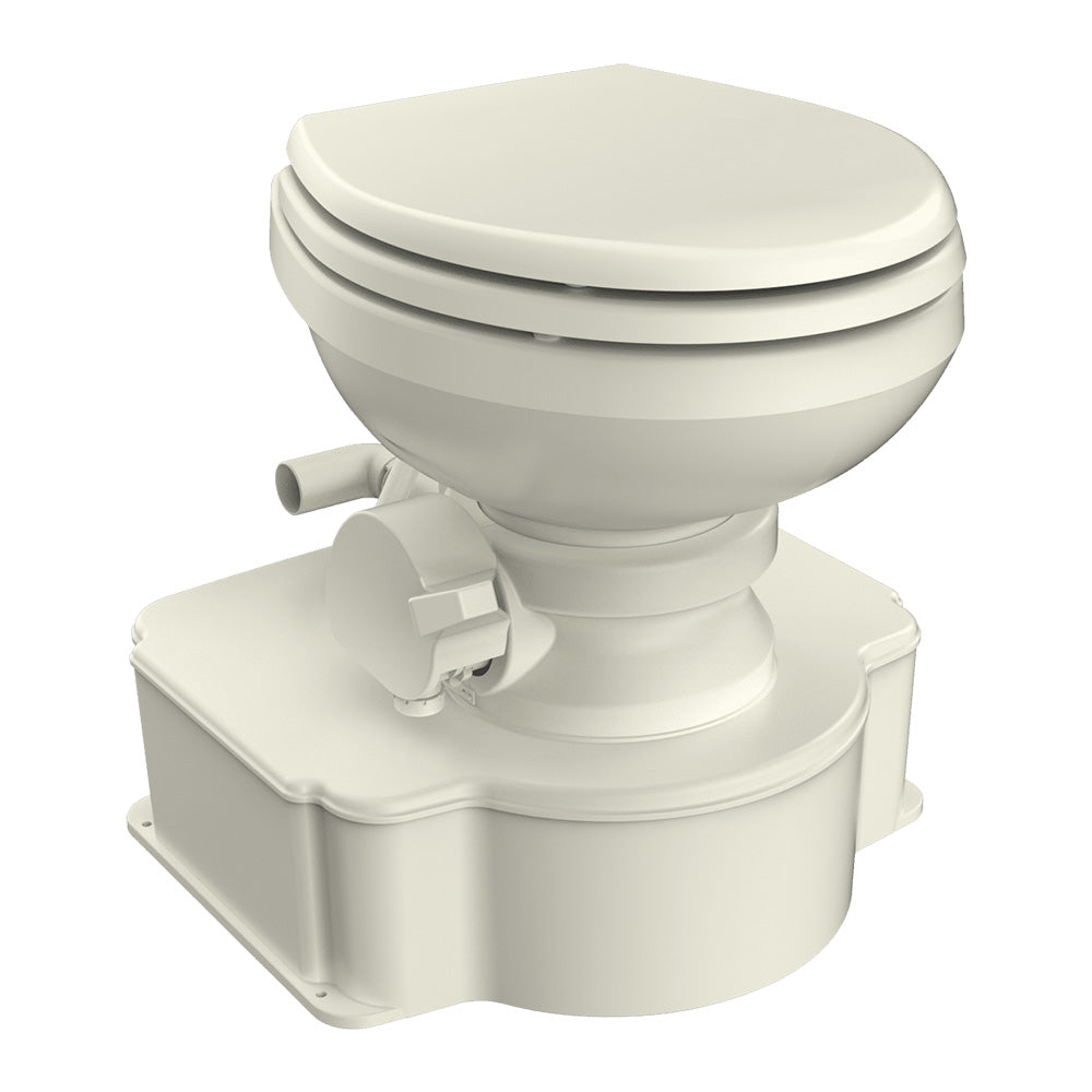Dometic Bone M65 Marine Gravity Toilet - Elongated Seat Size w/Foot Pe ...
