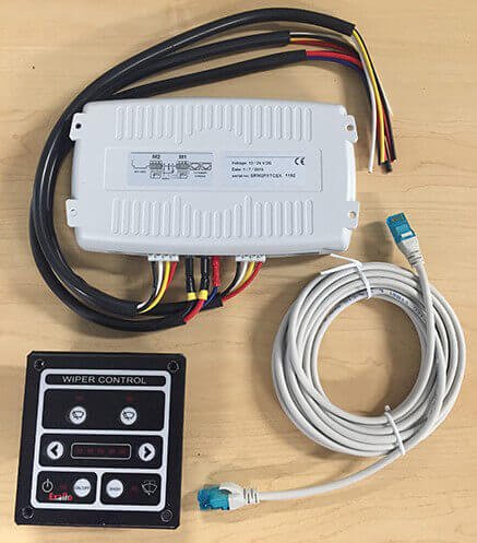 Exalto 2-Wiper Control Panel | Dual Voltage (12/24VDC) with High Speed ...