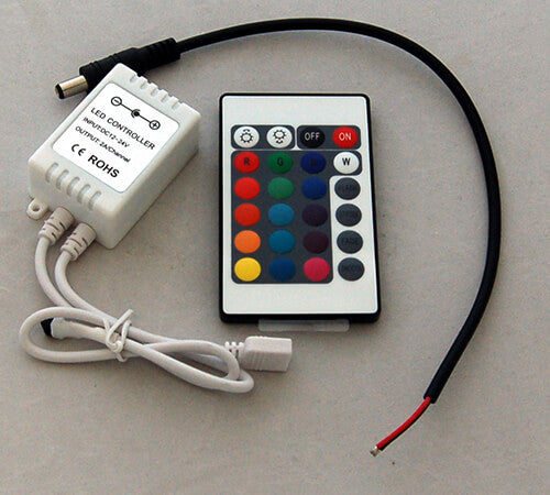 Imtra Lighting RGB Controller and 24 Button Ir Remote with Dc | Connec ...