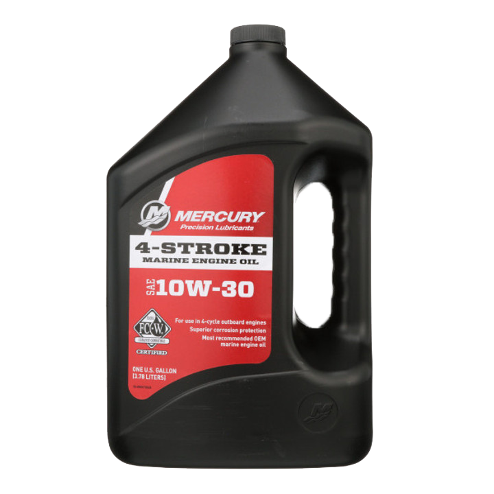 Mercury 8M0078626 SAE 10W-30 Mineral 4-Stroke Marine Engine Oil - 1 Ga ...