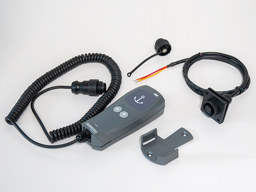 AutoAnchor AA320 Hand Held Remote with Two Outputs | 11.5' Spiral Cabl ...
