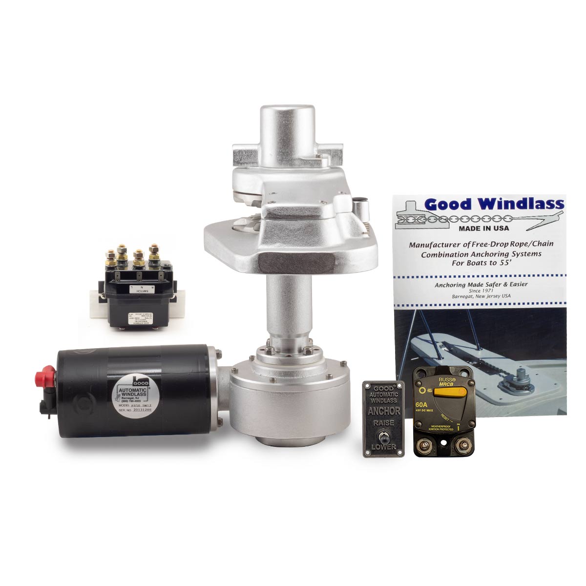 Good Automatic Windlass R/CF850 A3 850 Stealth Windlass with 300' 1/2 ...