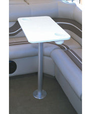 Garelick Stowable Table with Flush Mount Pedestal — Freeport Marine Supply