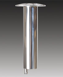 Lee's Rod Holder Stainless Steel with Barb Drain — Freeport Marine Supply