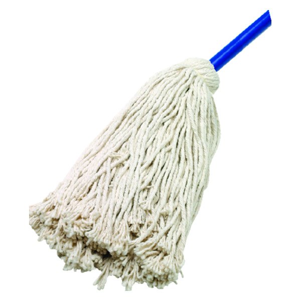 Captain's Choice ICM-1020 Deluxe Cotton Deck Mop with Wood Handle - 20 ...