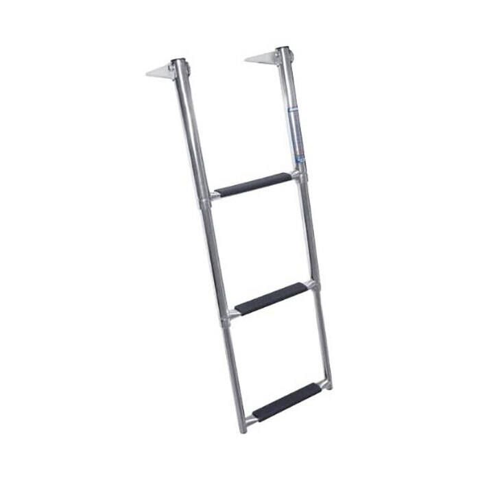 Windline TDL-3X Drop Ladder, 3-Step Telescoping with Plastic Treads ...